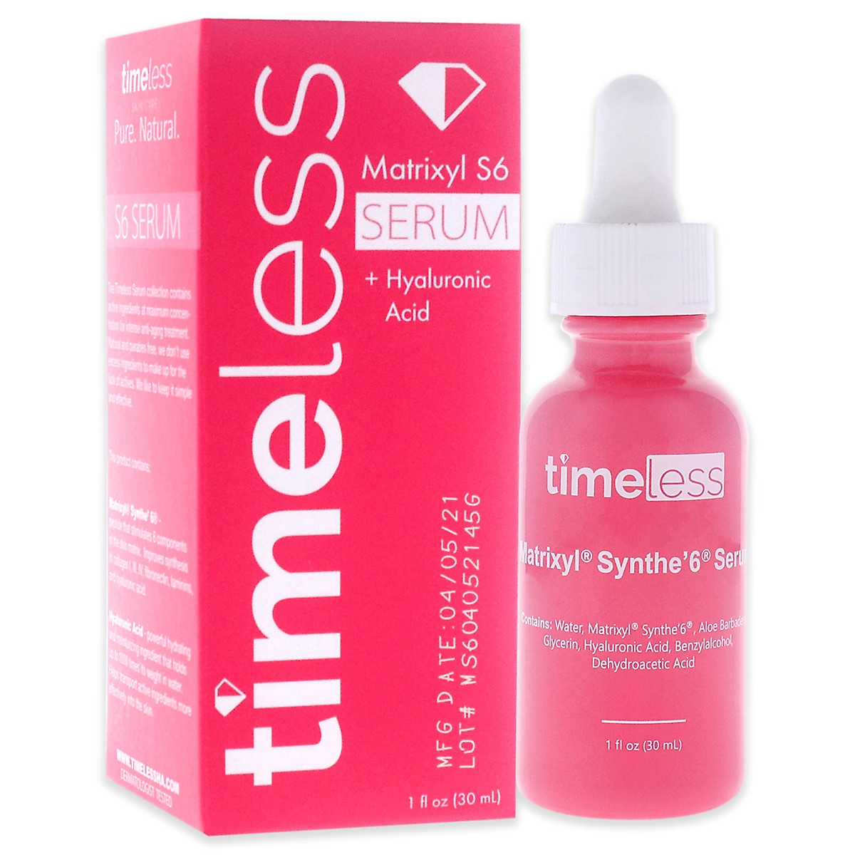 Timeless Skin Care Matrixyl Synthe’6 Serum - 1 oz (Pack of 2)