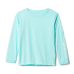 Columbia Youth Boys Terminal Tackle Long Sleeve Tee, Gulf Stream, Small