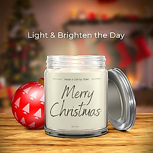 1OAK Sugar Cookie Candle - Merry Christmas Candles Scented - Holiday Candles Christmas - Winter Candles for Home Scented - Soy Candles Christmas Scents - Xmas Candles - Christmas Eve Candles