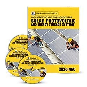 Mike Holt's Solar Photovoltaic NEC textbook & DVDs, 2020 NEC