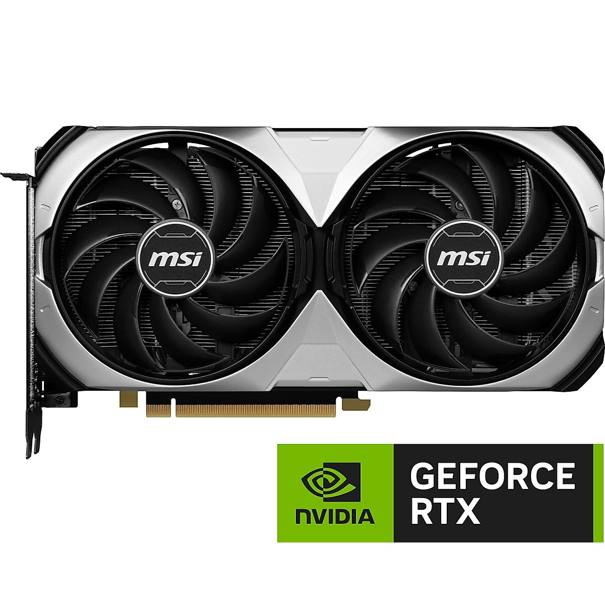 MSI Gaming GeForce RTX 4070 Ti 12GB GDRR6X 192-Bit HDMI/DP Nvlink TORX Fan 4.0 Ada Lovelace Architecture Graphics Card (RTX 4070 Ti Ventus 2X 12G OC), Black