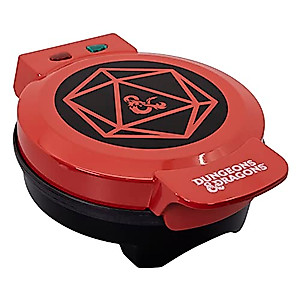 Uncanny Brands Dungeons & Dragons Waffle Maker - 20 Sided Die on Your Waffles