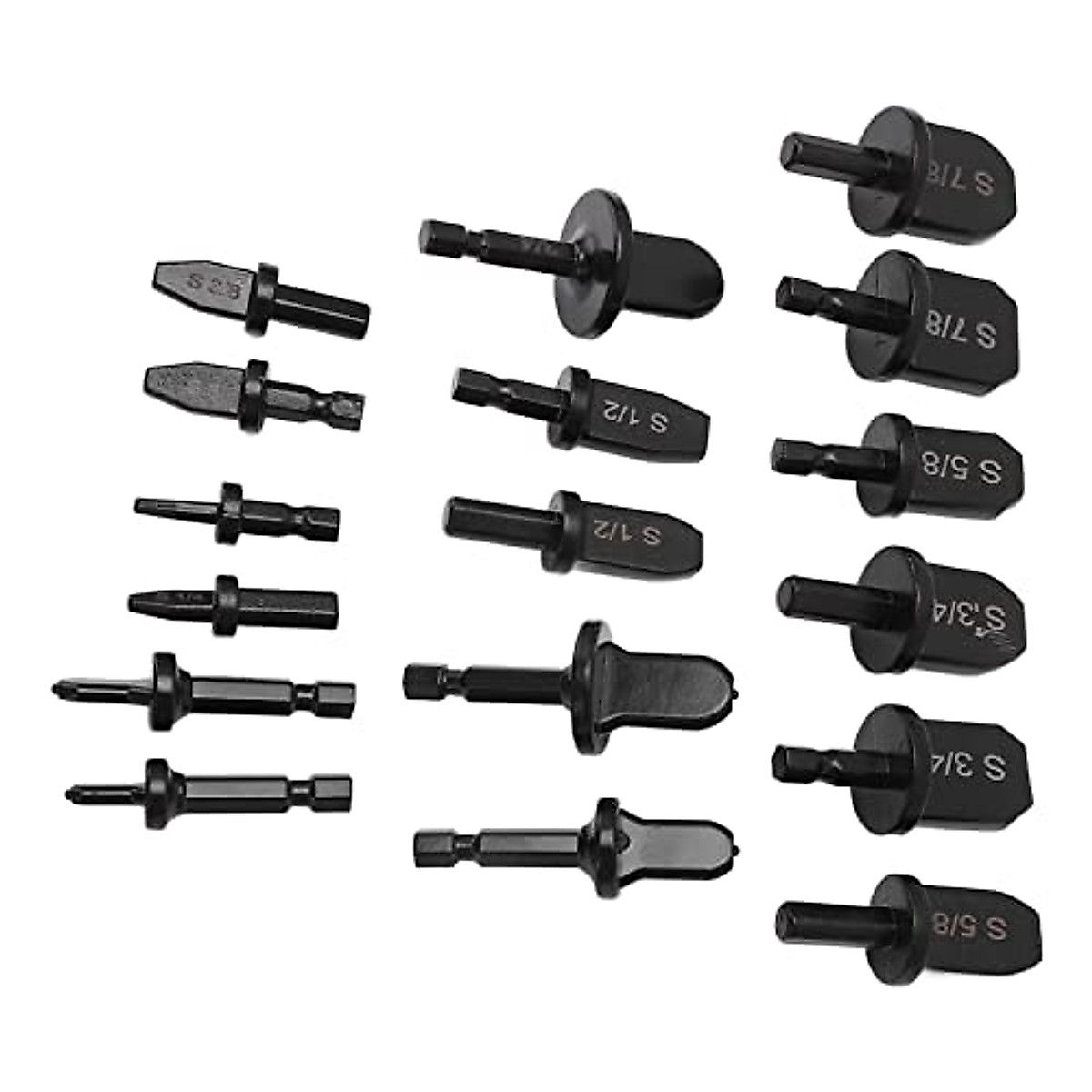 HVAC Maintenance kit Air-Conditioning Copper Tube Expanding Tool Air-Conditioning Copper Tube forging Tool Round Handle Expander bit Repair kit with