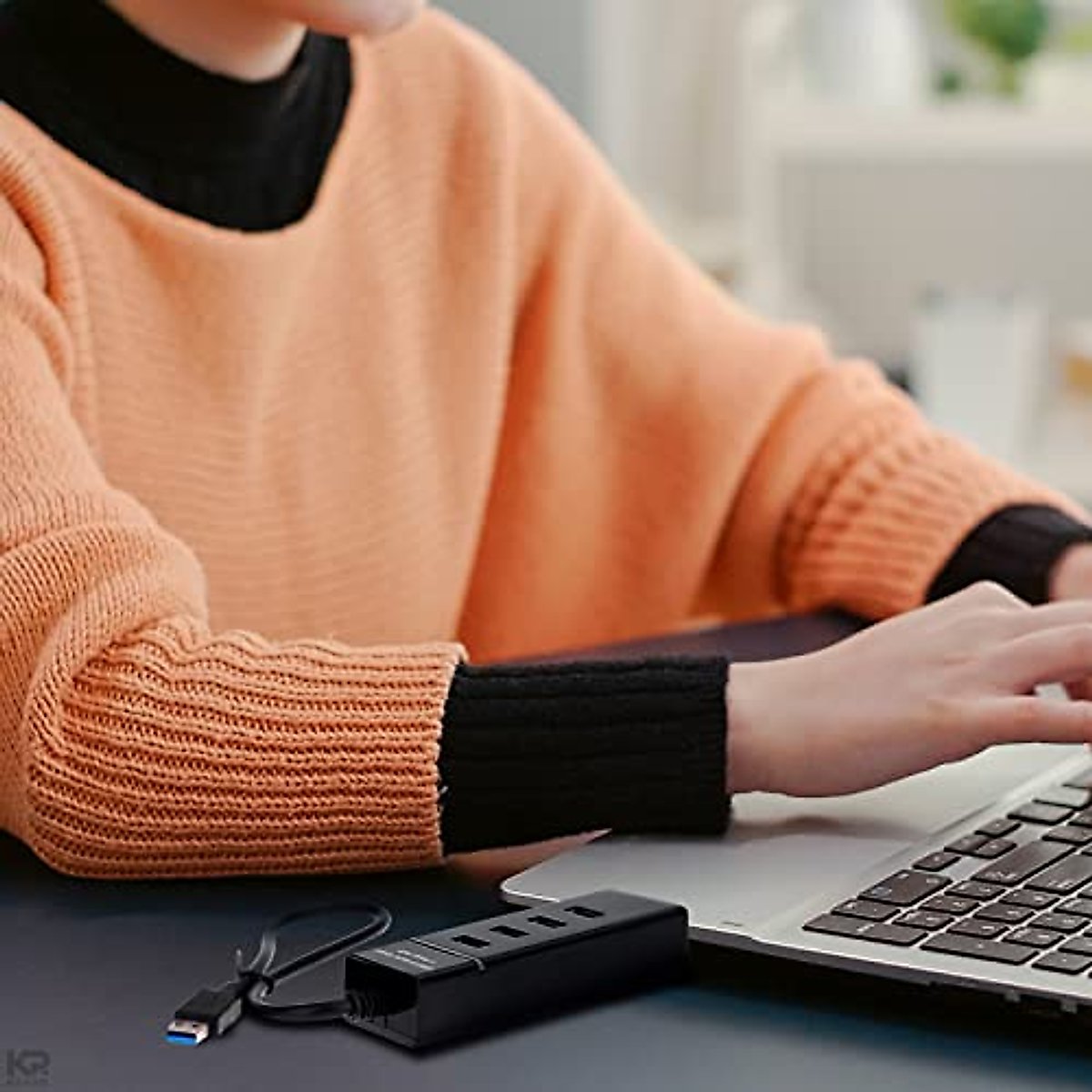 USB Hub 3.0 Extra USB Ports for Laptops - PC USB Extension Cable 4 Multiple USB Port for Laptop USB Port Expander USB Adapter - Computer Networking Hubs Gaming Accessories 3.0 Flash Drive Adapter