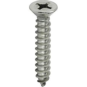 US STAINLESS 100 Pieces US Stainless 316 A4#12-11 x 2 Self Tapping Machine Screw Flat Head Type A Phillips