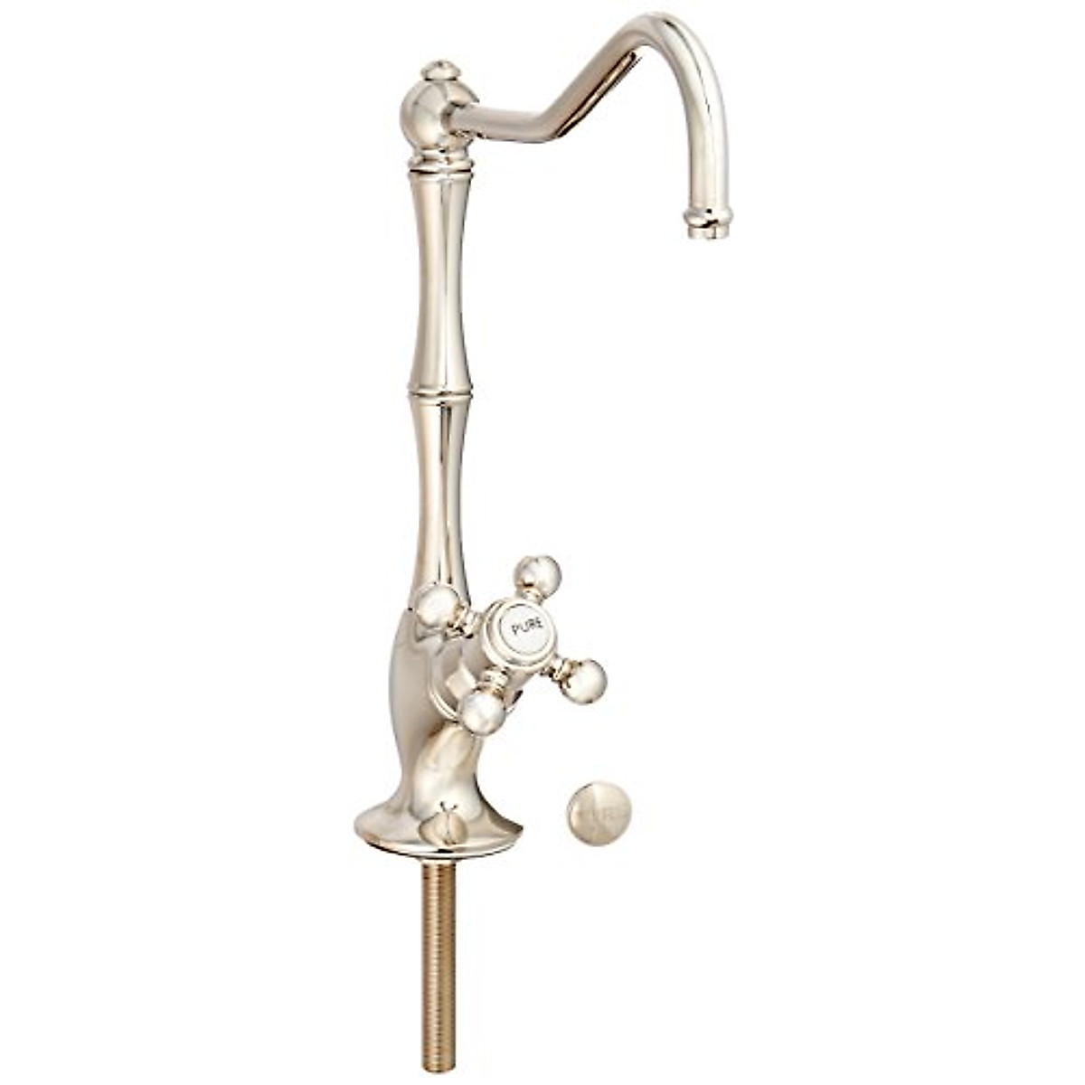Rohl A1435XMPN-2 A2701Xmapc Filter Faucet with Mini Cross Handle, Polished Nickel