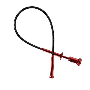 24.4 in Claw Grabber Tool,Bendable Hose Reacher Pickup with LED Light,4 Claw Picking Tool for Garbage Litter Pick Home Sink Drain and Metal small items.