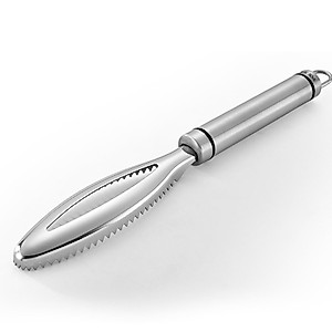 Fish Scale Removal Tool, Fish Scaler, Fish Scale Remover, Stainless Steel Fish Peeler Efficient Fish Descaler Tool Fish Scales Cleaning Brush for Chef and Home Cooks