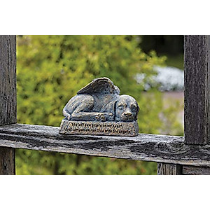 Roman Garden - Dog with Wings Garden Statue, 6H, Garden Collection, Resin and Stone, Decorative, Memorial Gift, Garden Gift, Home Outdoor Decor, Durable, Long Lasting