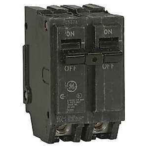 Connecticut Electric General Electric THQL2150 Circuit Breaker, 2-Pole 50-Amp Thick Series, Black