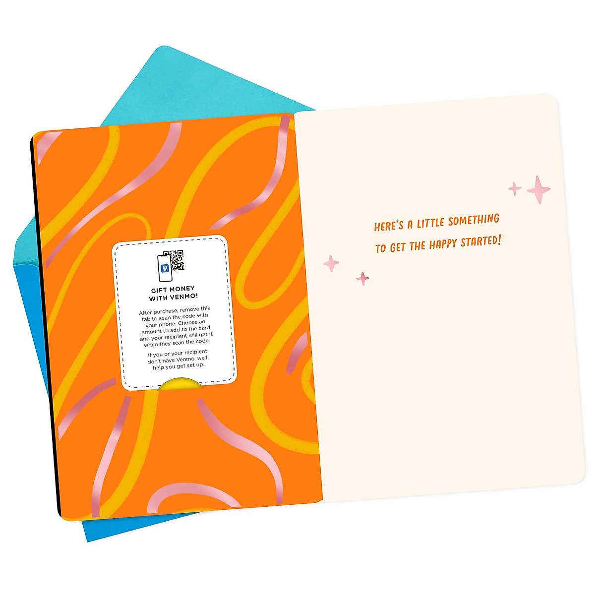 Hallmark and Venmo All-Occasion Card (Turn Up the Happy) for Birthdays, Graduations, Holidays