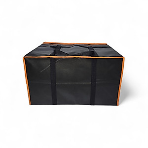 FELRO- Insulated Food,Delivery Bag,Catering for DoorDash, Catering hot or cold,Catering pizza, XXXL 24 inch. (Orange)