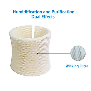 Bibolic MAF2 Replacement Humidifier Wicking Filter for Essick AIRCARE & Moist Air MA0800 MA0600 MA0601, Kenmore Part #15508, Noma Part# EF2 (2 Pack)