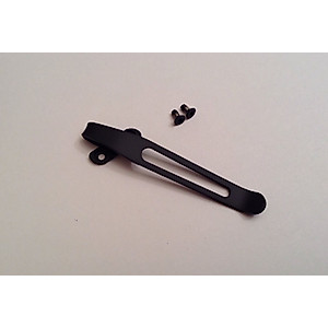 Black Titanium Deep Carry Pocket Clip for Kershaw Blur Knife 1670BLK TIP DOWN POSITION