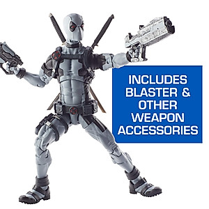 Marvel E1974 Hasbro Legends Series 12" Deadpool Action Figure from Uncanny X-Force Comics with Blaster/Weapon Accessories & 30 Points of Articulation (Amazon Exclusive)