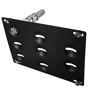 runmade Front Bumper Tow Hook Adapater License Plate Mounting Bracket Holder Compatible with BMW E39 E46 E90 E91 E92 E93 E70 E71 F10 F30 G30 1 3 4 5 Series X1 X3 X4 X5 X6