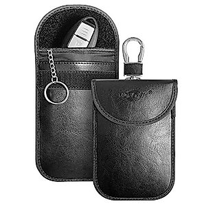 MONOJOY RFID Pouch Faraday Bags: Faraday Bag for Key Fob RFID Blocking Pouch RFID Key Fob Faraday Pouch for Key Fob Key Fob Protector | RFID Blocking Faraday Pouch Faraday Key Fob Key Fob Blocker