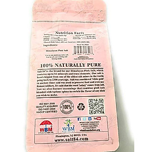 SALT 84 Himalayan Chef Pink Salt, Fine Grain, 1 Pound (Pack of 1)