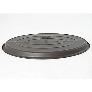 2 Oval Plastic Humidity/Drip Tray for Bonsai Tree 9"x 6.25"x 0.5" - Black