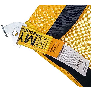 Mytee Products 2"x98.5" Pallet Rack Safety Nets for 8 ft Pallet Bays - 2400 lbs Breaking Strength Rack Safety Netting for Holding Pallets in Place - Warehouse Storage Shelving Accessories