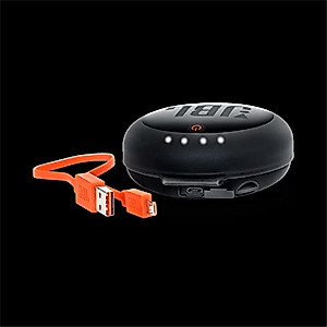 JBL Lifestyle Tune 110BT Wireless in-Ear Headphones Bundled with JBL Headphone Charging Case for Wireless Bluetooth in-Ear Headphones - Black (Renewed)