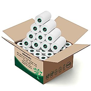 Methdic 2 1 4 x 50' Thermal Paper 50 Pack,BPA BPS Free Credit Card Paper Rolls Thermal