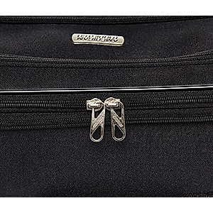 American Tourister Pop Max Softside Luggage with Spinner Wheels, Black, 3-Piece Set (21/25/29)