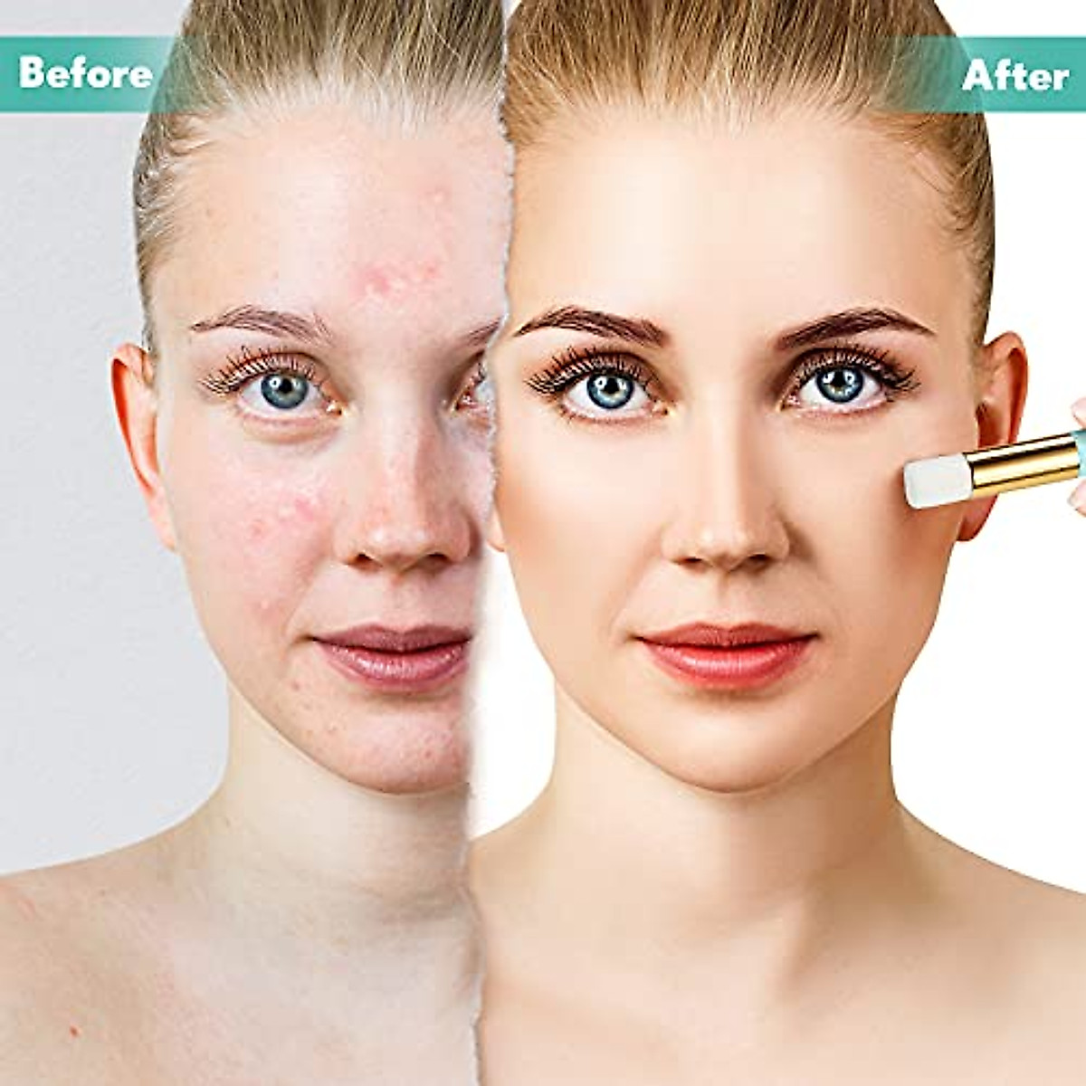 24 Pieces Lash Shampoo Brushes Set with Transparent Travel Plastic Tubes, Eyelash Extensions Nose Pore Deep Cleaning Brush Peel off Blackhead Removing Brush Tool Cosmetic Lash Cleanser Brush (Green)