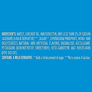 Nestle Coffee mate Coffee Creamer, Sugar Free French Vanilla, Liquid Creamer Singles, Non Dairy, No Refrigeration, Box of 50 Singles