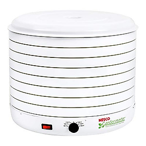 Nesco FD-1018A Gardenmaster Pro Food Dehydrator, for Jerky and Snacks, White