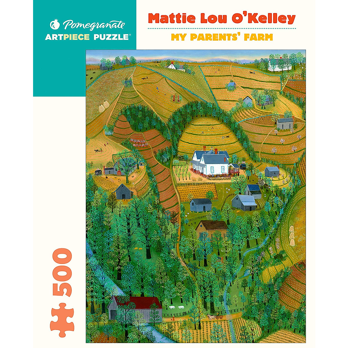 Mattie Lou O'Kelley: My Parents' Farm 500-Piece Jigsaw Puzzle (Pomegranate) 18" x 24"