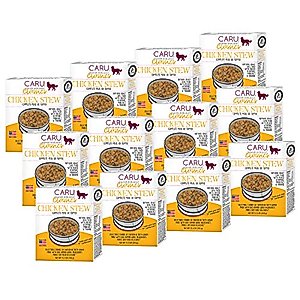 Caru Classics Chicken Stew for Dogs, Natural Adult Wet Dog Food With Added Vitamins & Minerals, Free From Grain, Wheat And Gluten (Case of 12)
