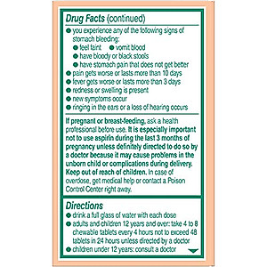 Bayer Bayer Children's Aspirin Chewable Low Dose Orange, Orange 36 tabs 81 mg