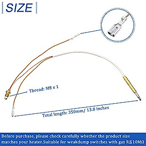 Patio Heater Repair Replacement Kit Thermocouple Part and FD4 Dump Switch for Room Garden Outdoor Heater Accessories (1 Piece)