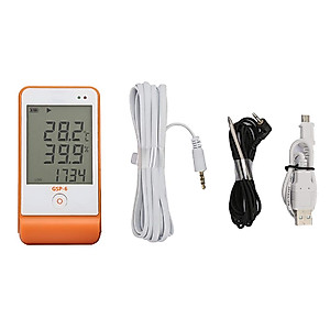 Cold Chain Transportation Temperature and Humidity Monitor, USB Temperature and Humidity Data Logger Supports 16000 Sets of Data