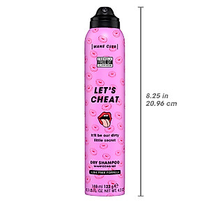 MANE CLUB Let's Cheat Dry Shampoo, cruelty free, vegan, no sulfates or parabens, 4.3 Oz