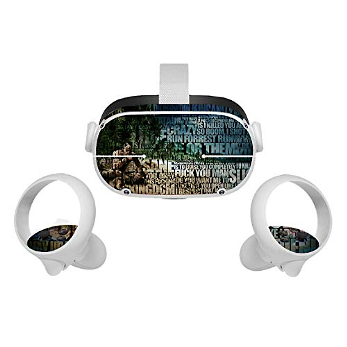 Oculus Quest II Accessories Skins Guner Cry VR Headset and Controller Decal Sticker Protective