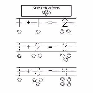 Preschool Math Workbook: Number Tracing, Addition and Subtraction math workbook for toddlers ages 2-4 and pre k
