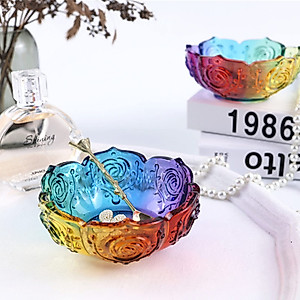 Lotus Storage Bowl Silicone Mold Concrete Flower Pot Silicone Mold Succulent Planter Vase Mold Bowl Dish Tray Mold Plaster Epoxy Resin Mold