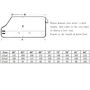 Horse Mesh Fly Sheet Standard Neck Summer Rug 66"