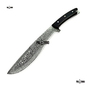 PAL 2000 KNIVES KNI-9982 Handmade Damascus steel Hunting Knife With Sheath