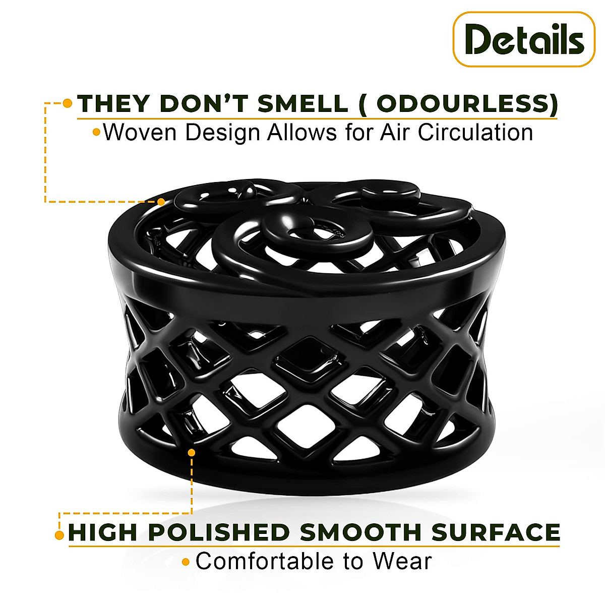 BIG GAUGES Pair of Blackline Alloy 4gauges 5 mm Double Flared Saddle Piercing Jewelry Ear Flesh Tunnel Stretcher Earring Plugs BG6116