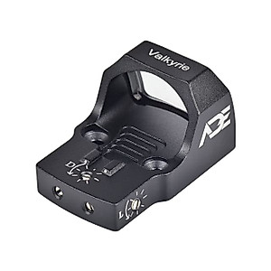 Ade Advanced Optics Shake Wake Motion Activated Valkyrie (RD3-023) Gen 2 Green Dot Sight for Optics Ready Pistol That is Compatible with Trijicon RM/SRO Footprint/Slide/Screw Pattern