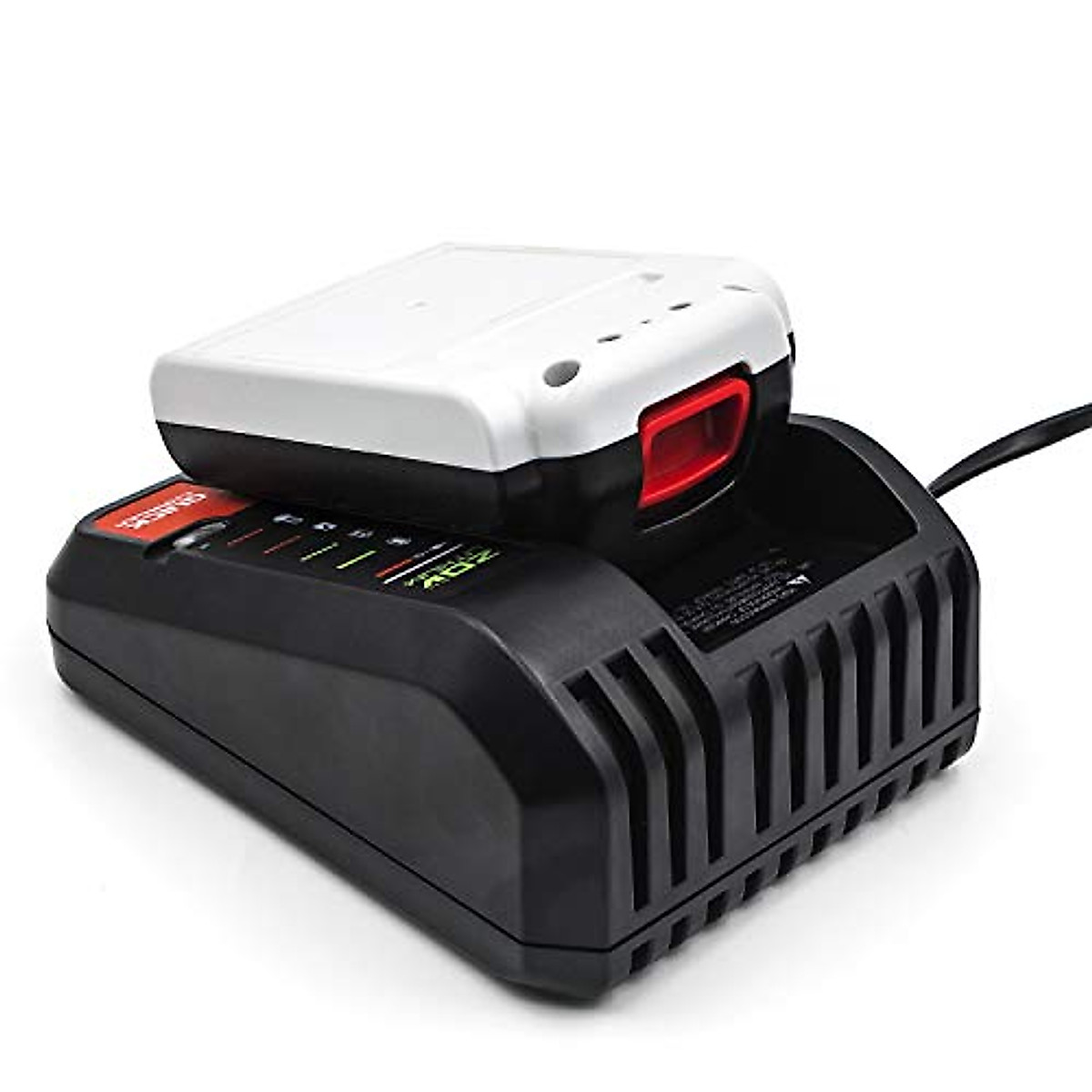 20V MAX Lithium Battery Quick Charger PCC692L Compatible with Porter-Cable 20V Battery PCC680L PCC685LP
