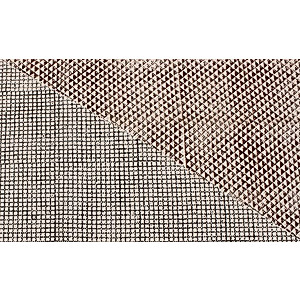 Casavani Hand Block Printed Cotton Dhurrie Abstract Brown & Black Area Rug Doormat Floor Rug Indoor Area Rugs for Bedroom Living Room Laundry Room 4x6 Feet