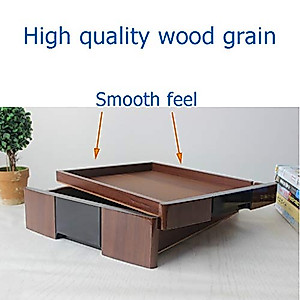 BXYXJ Durable Desktop Drawer Organizer - 5/3 Tier with Lock Wooden File Cabinet/Desktop Storage Cabinet/Data Cabinet. (Size : 5 Drawers)