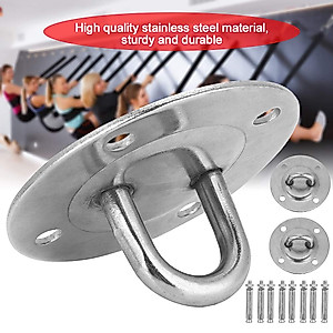 Dioche Heavy Duty Swing Hooks with Stainless Steel Swing Set Accessories, 500KG Capacity with 2 Mont 8 Bolt for Concrete Wooden Sets Yoga Hammock Chair Sandbag Swing Sets