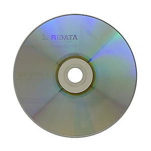 6000 Pack Ridata DVD-R 16X 4.7GB 120 Min Silver Logo Top Blank Data Video Media Recordable Disc
