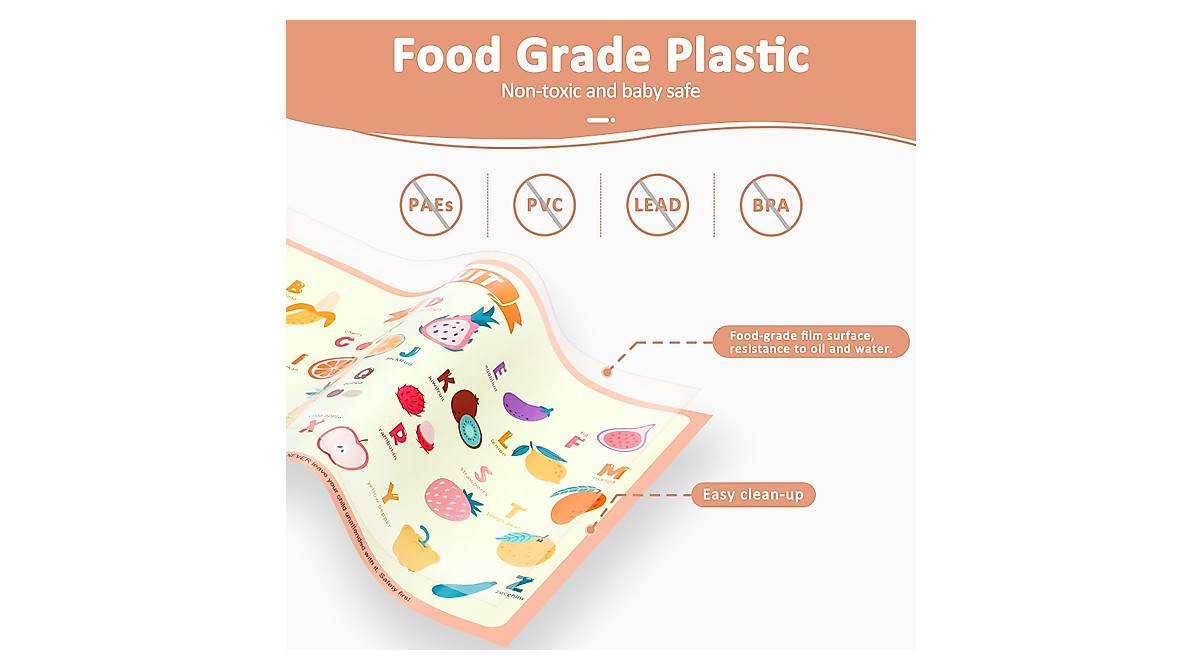 60 Pack Disposable Placemats for Easy Meals on the Go
