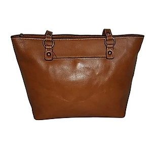 Patricia Nash Veg Tan Alessano Leather Tote - Tan